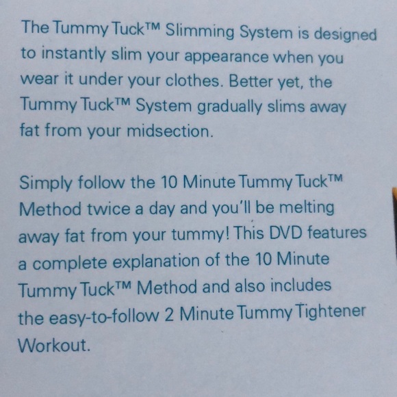 savvier | Makeup | New Minute Tummy Tuck Miracle Sliming System | Poshmark